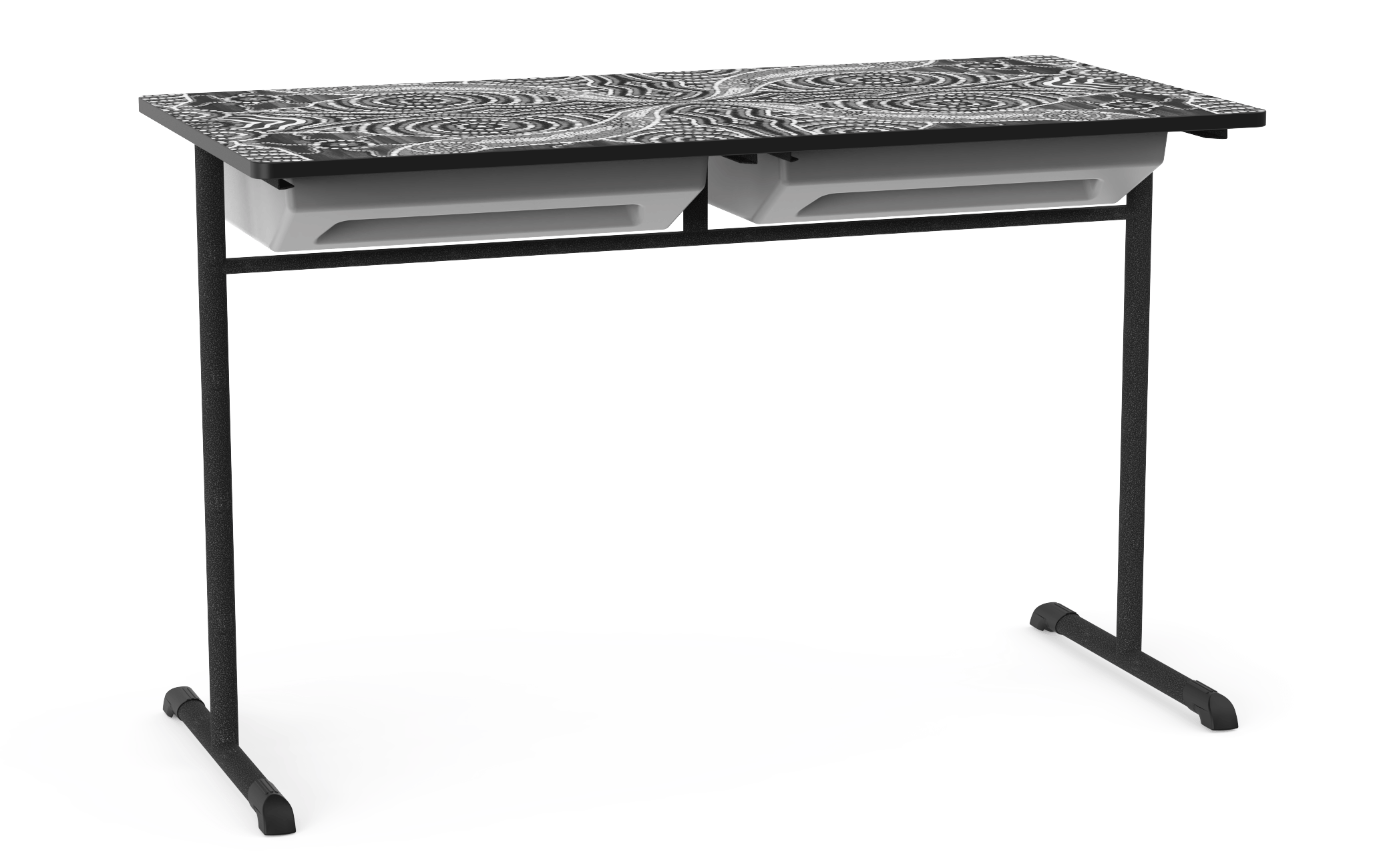 T Leg Tub Desk - Woods FurnitureWoods Furniture