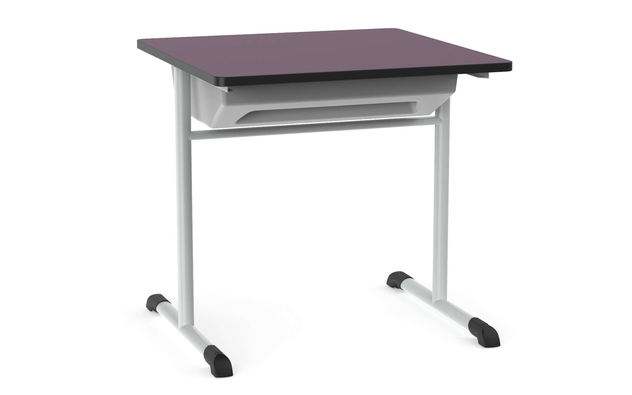 T Leg Tub Desk Single - Woods FurnitureWoods Furniture