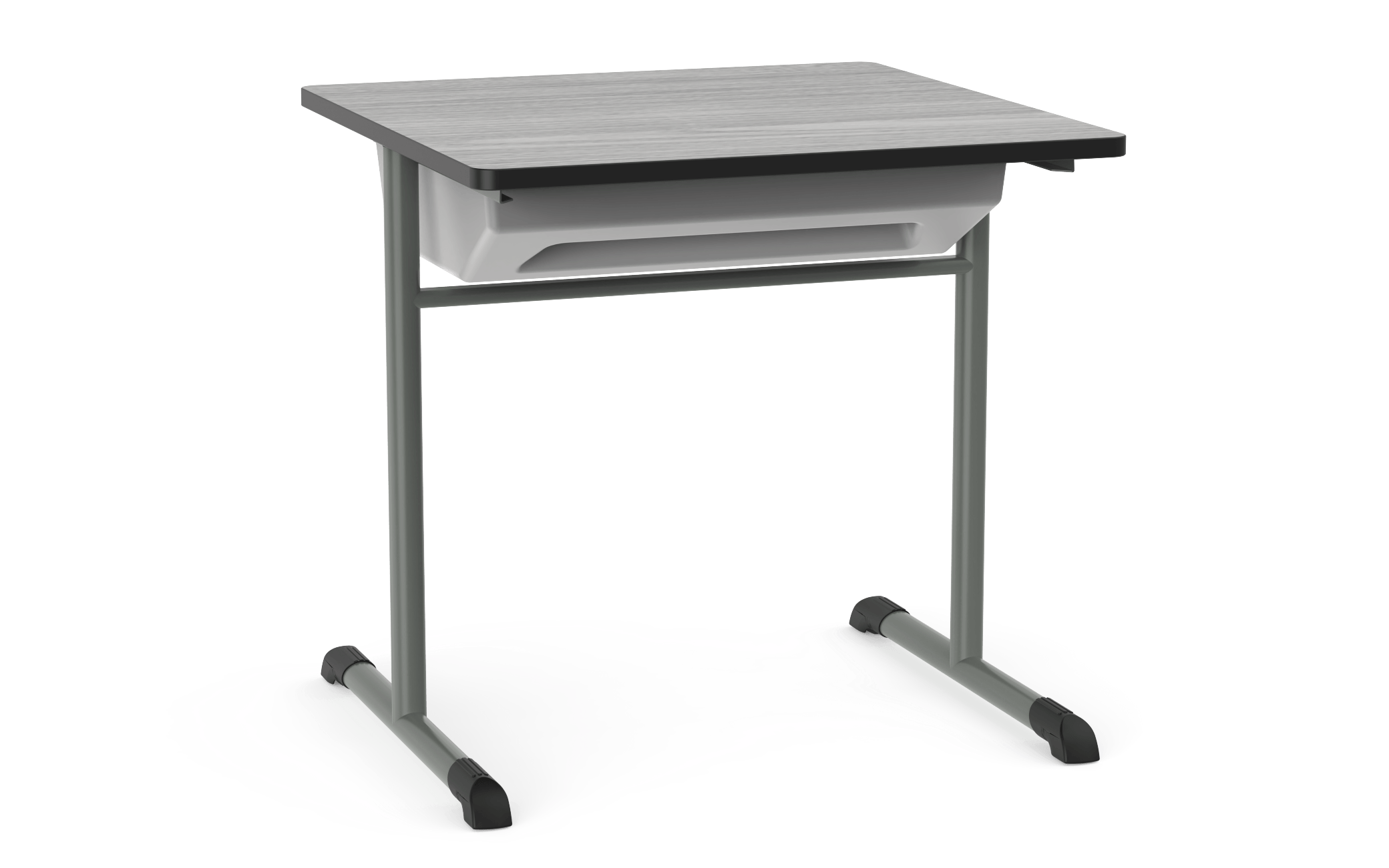 T Leg Tub Desk Single - Woods FurnitureWoods Furniture