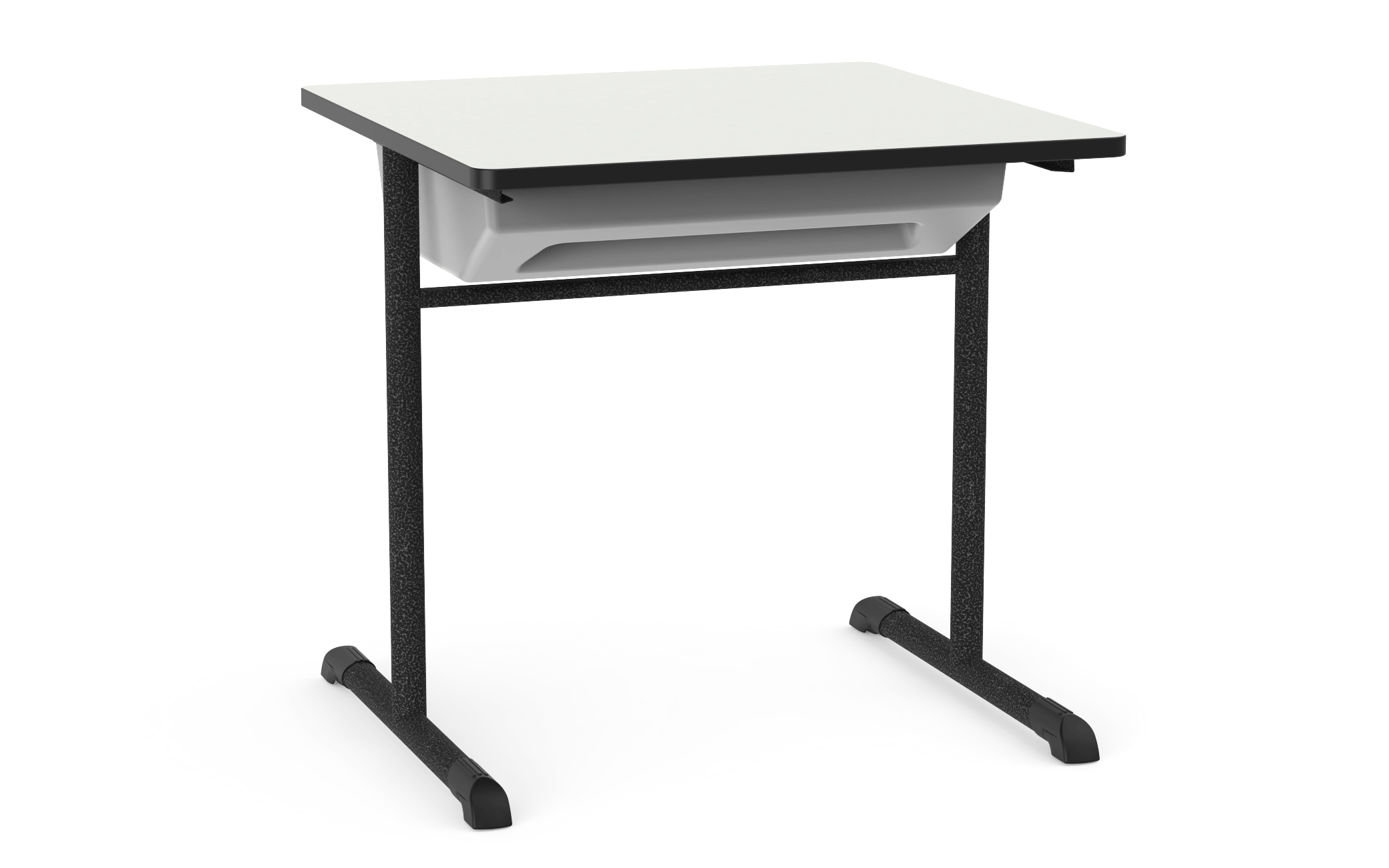 T Leg Tub Desk Single - Woods FurnitureWoods Furniture